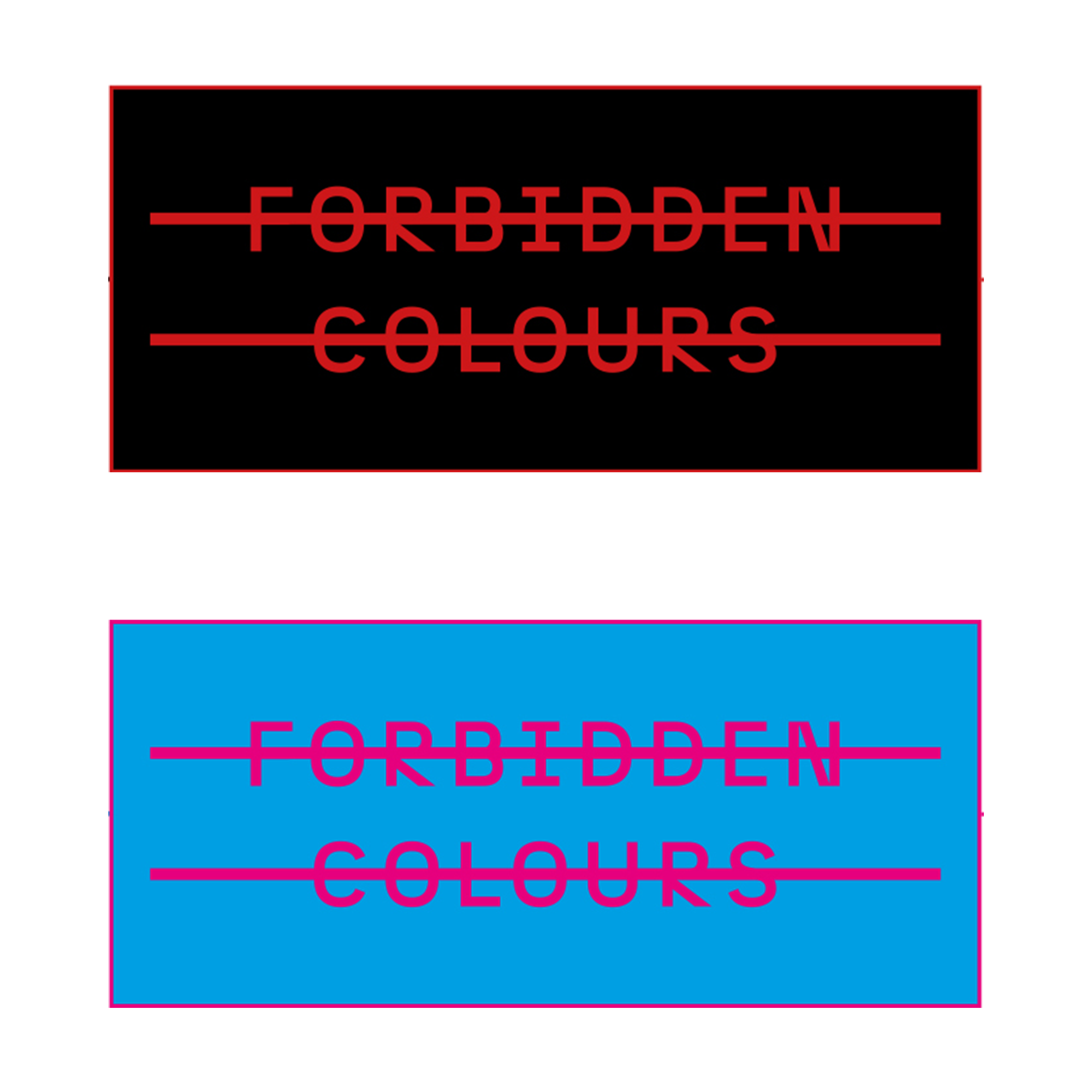 Forbidden Colours Enamel Badge Set - David Sylvian