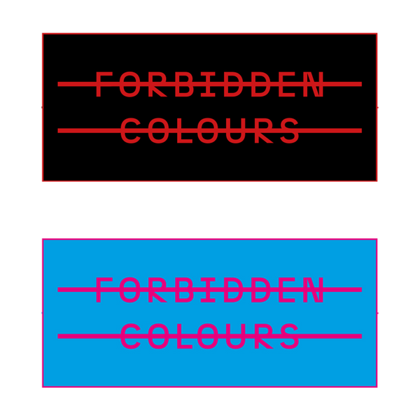 Forbidden Colours Enamel Badge Set - David Sylvian